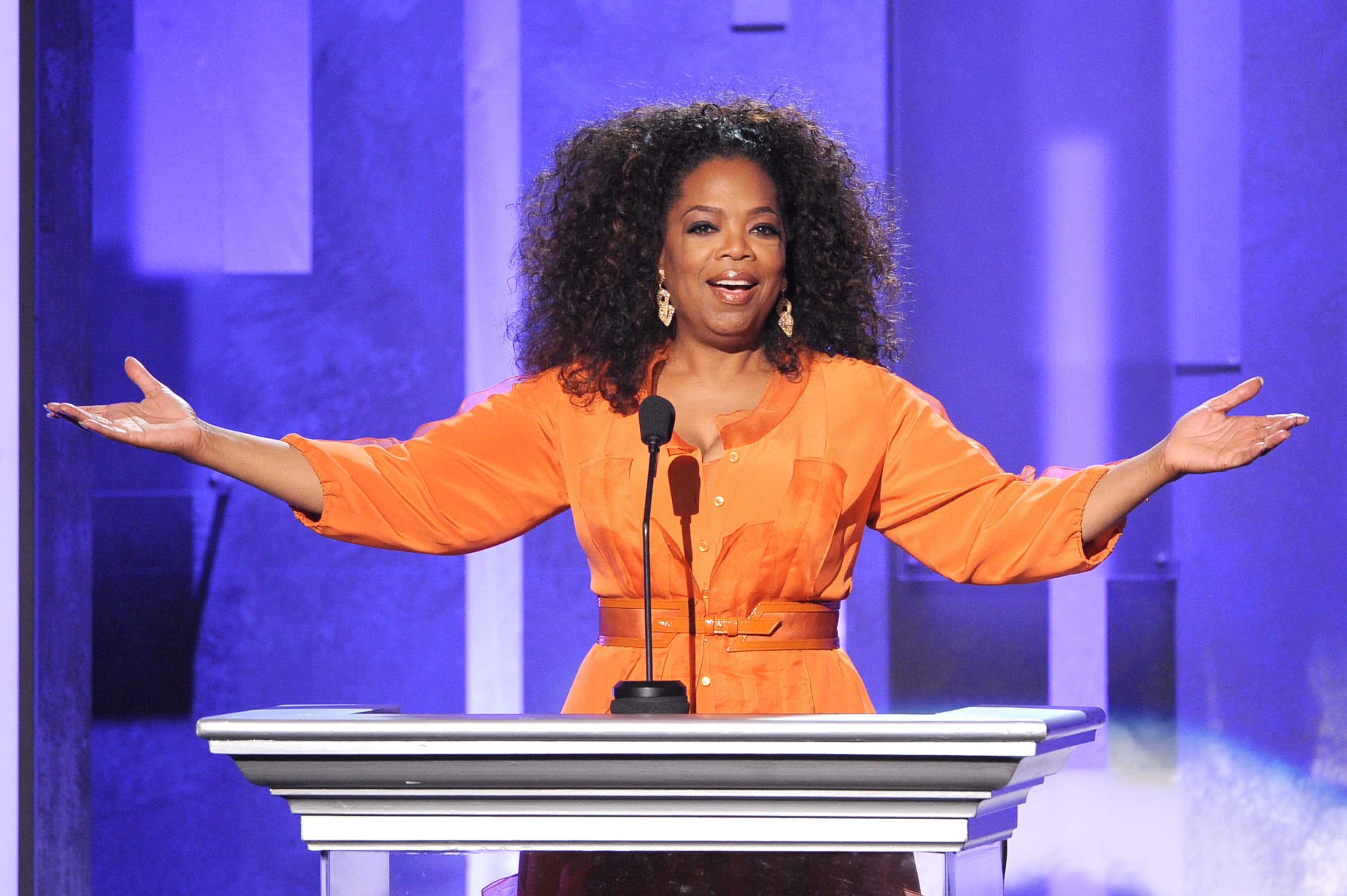 Oprah Winfrey speaks onstage during the 45th NAACP Image Awards ...